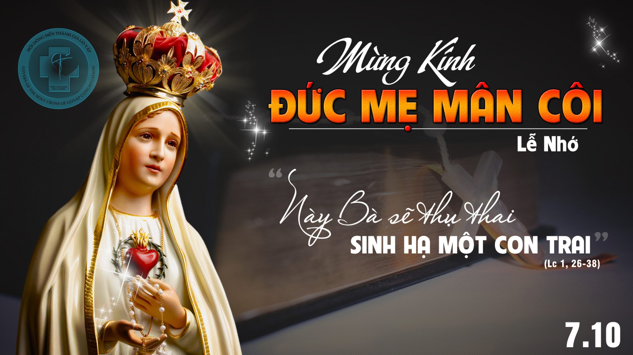 Ngày 07 Tháng 10 Đức Mẹ Mân Côi Lễ Nhớ Lovers Of The Holy Cross Of Govap