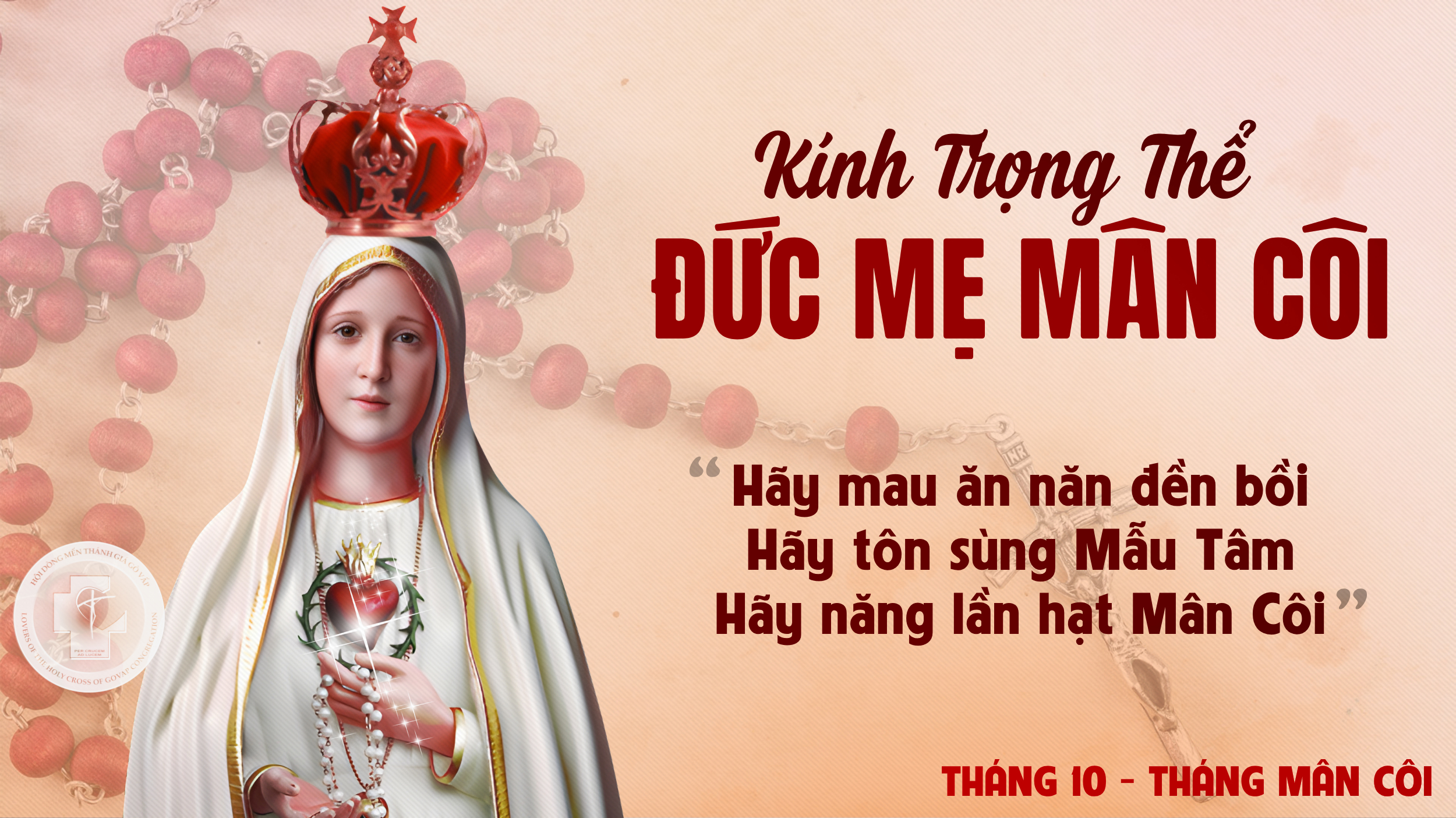 Ngày 07 Tháng 10 Đức Mẹ Mân Côi Lễ Nhớ Lovers Of The Holy Cross Of Govap